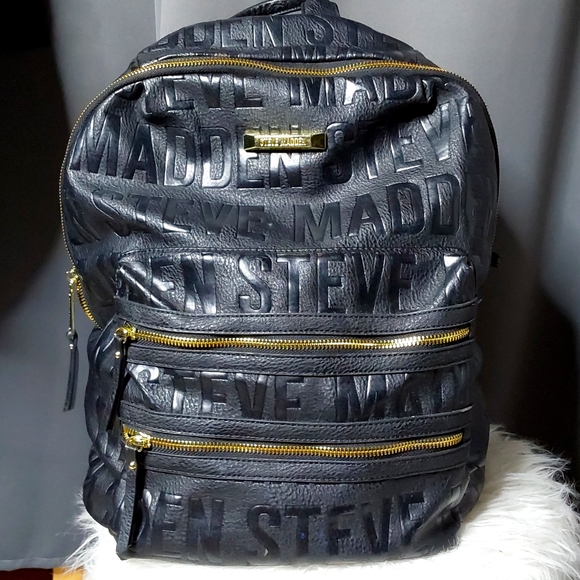Steve Madden | Bags | Steve Madden Logo Backpack | Poshmark